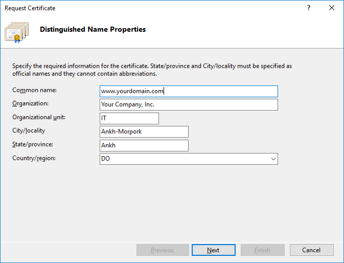 How to generate a CSR - OutSystems Support