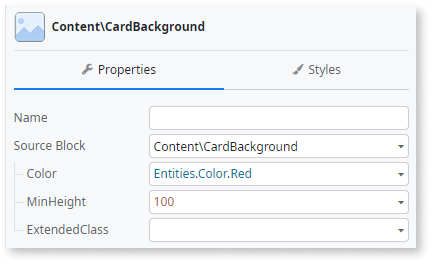Card Background - ODC Documentation