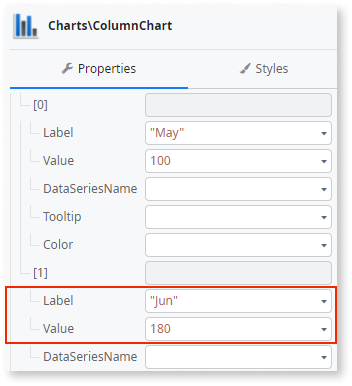 Create Column and Bar Charts - OutSystems 11 Documentation