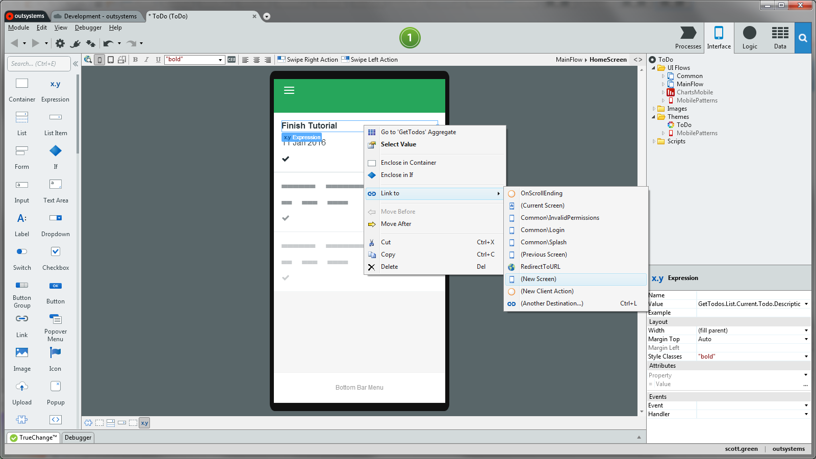 Create Your First Mobile App - OutSystems 10 Documentation