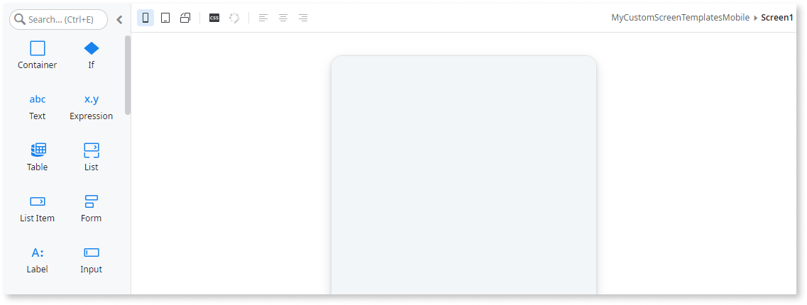 Creating Screen Templates - OutSystems 11 Documentation