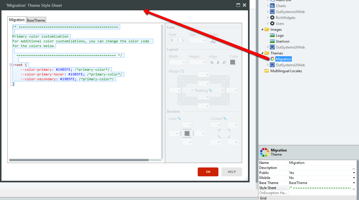 Migrating the structure of the Silk web applications to OutSystems UI ...