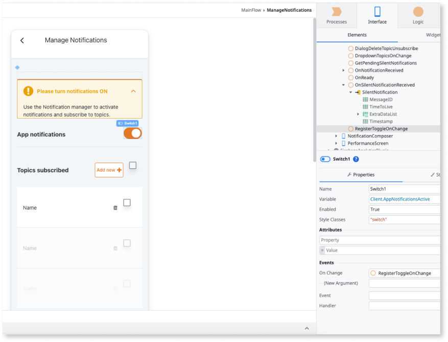 Firebase Cloud Messaging Plugin Using Server Actions Odc Documentation