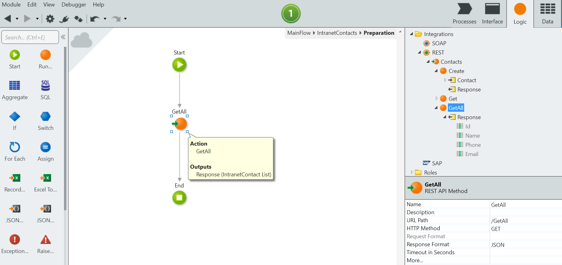 REST APIを利用する - OutSystems 10 ドキュメンテーション