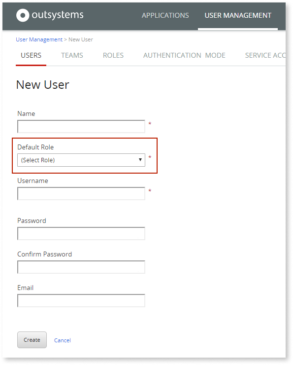 Create and Assign Roles - OutSystems 11 Documentation