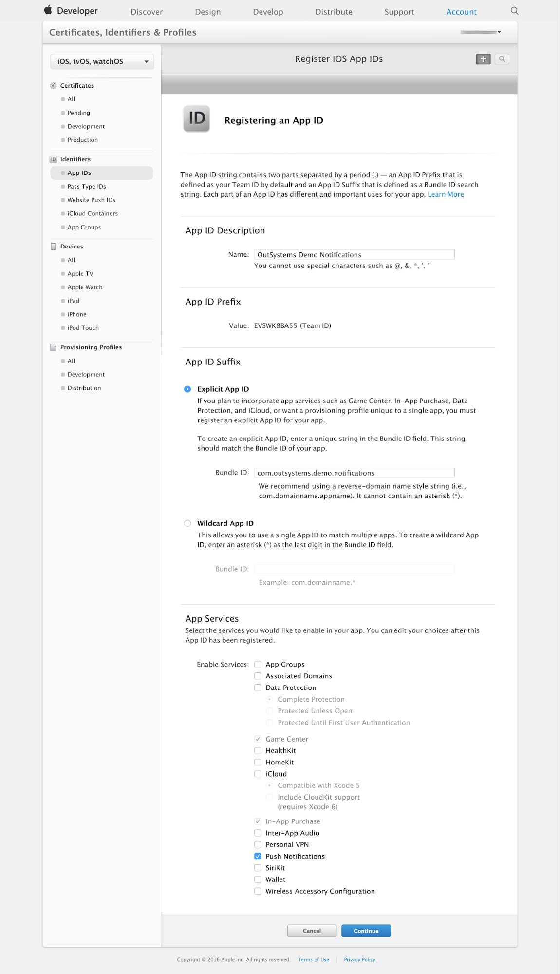 How to Configure Pushwoosh for iOS - OutSystems How to Guide