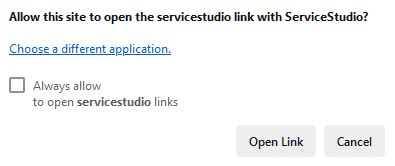 Issue opening Service Studio from LifeTime or AI Mentor Studio ...