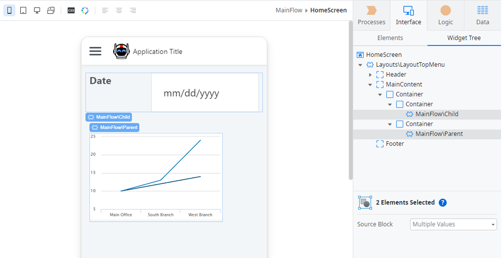 Pass Data Between Blocks - OutSystems 11 Documentation