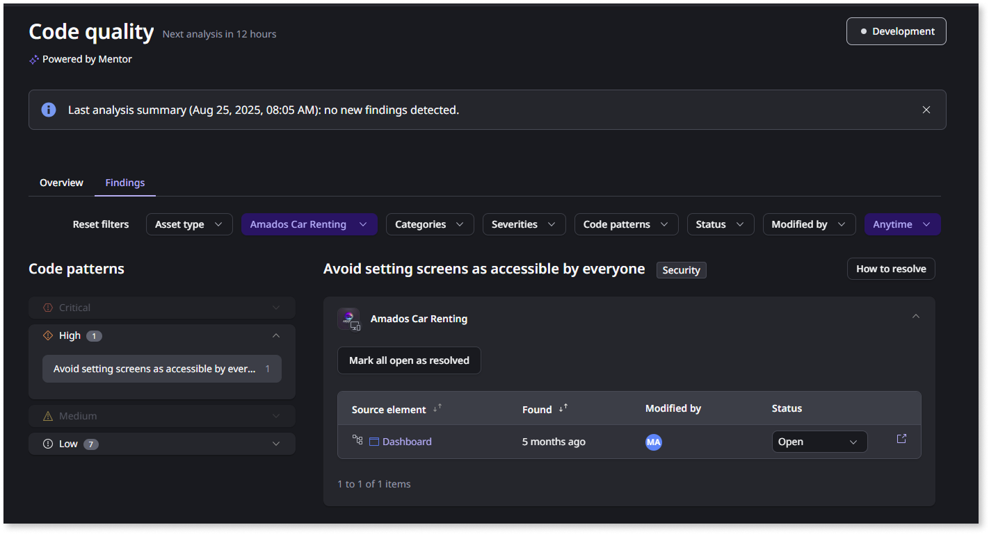 Working with Code quality - ODC Documentation