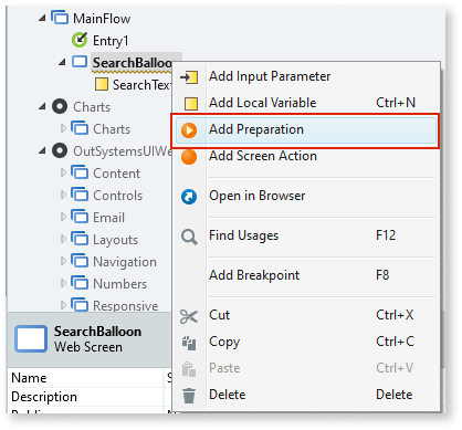 Search Balloon - OutSystems 11 ドキュメンテーション