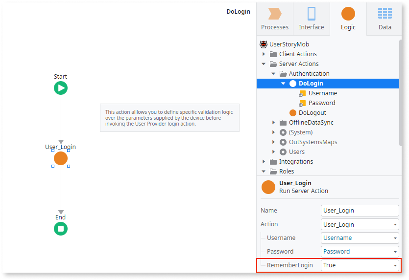 Persistent Login - OutSystems 11 Documentation