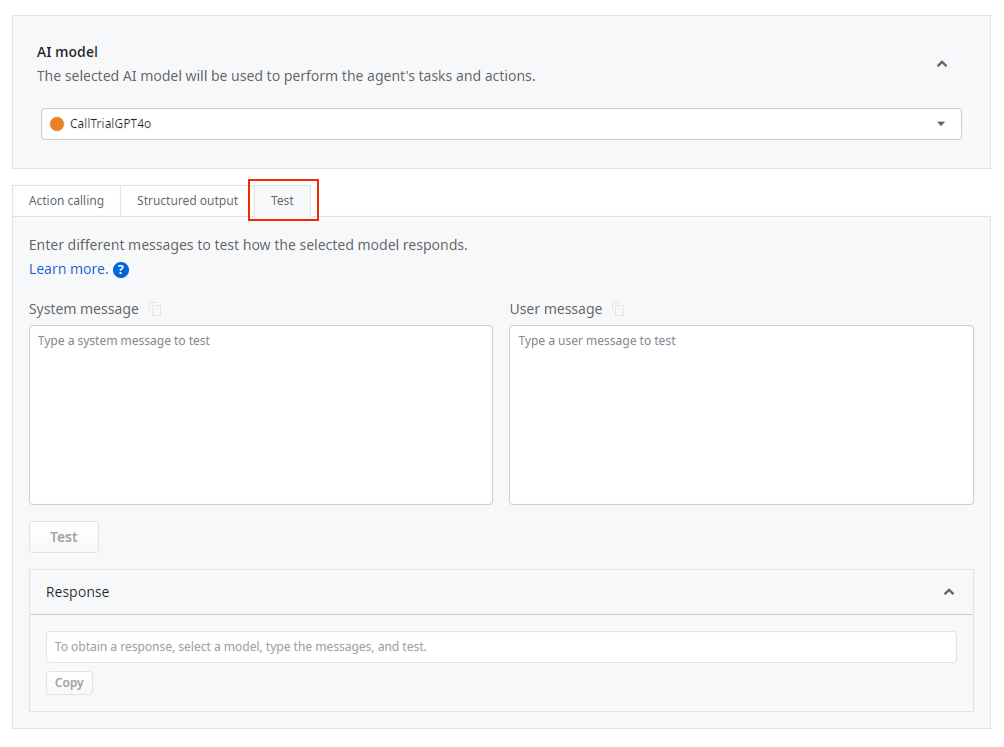 Testing your messages - ODC Documentation