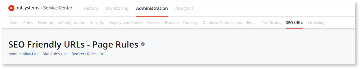 SEO-Friendly URLs for Traditional Web apps - OutSystems 11 Documentation
