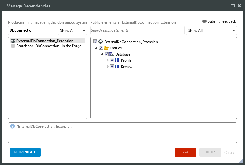 Integrate With An External Database Outsystems 10 Documentation 