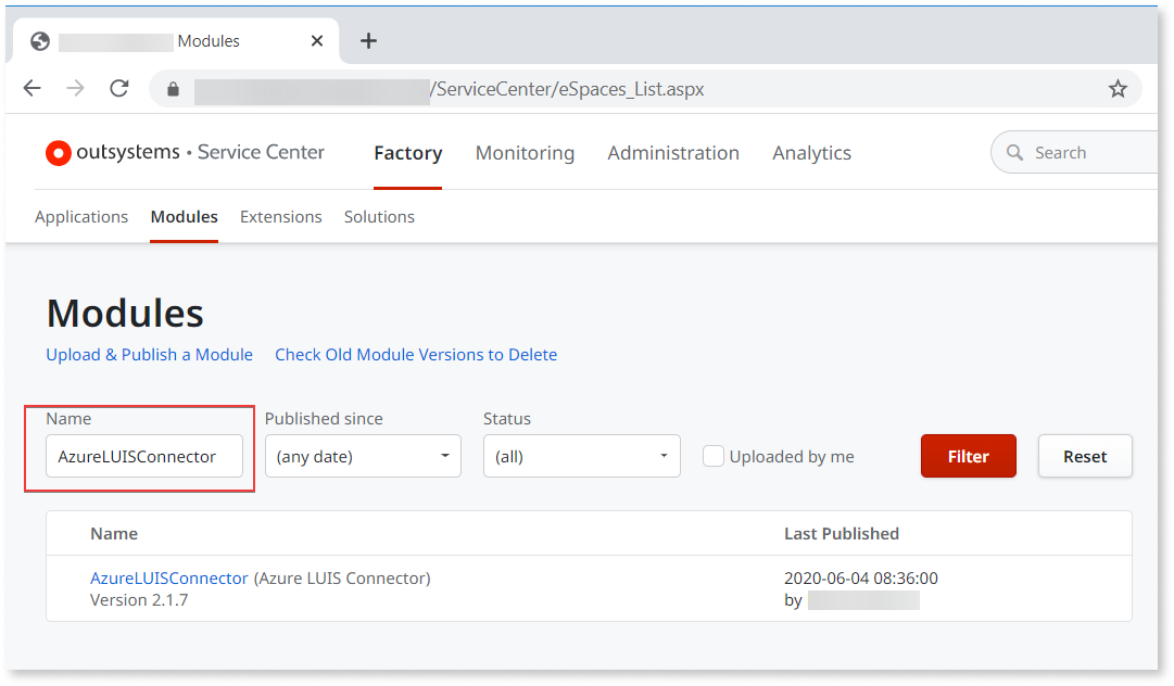 OutSystemsアプリでAzure LUISコネクタを使用する - OutSystems 11 ドキュメンテーション