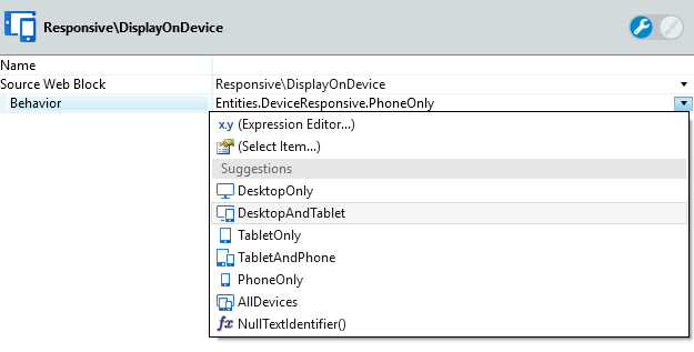 Display on Device - OutSystems 11 Documentation