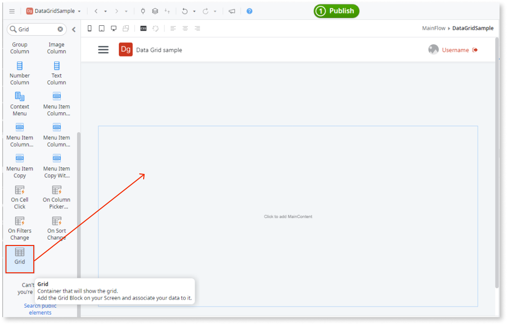 Fetch data for OutSystems Data Grid - ODC Documentation
