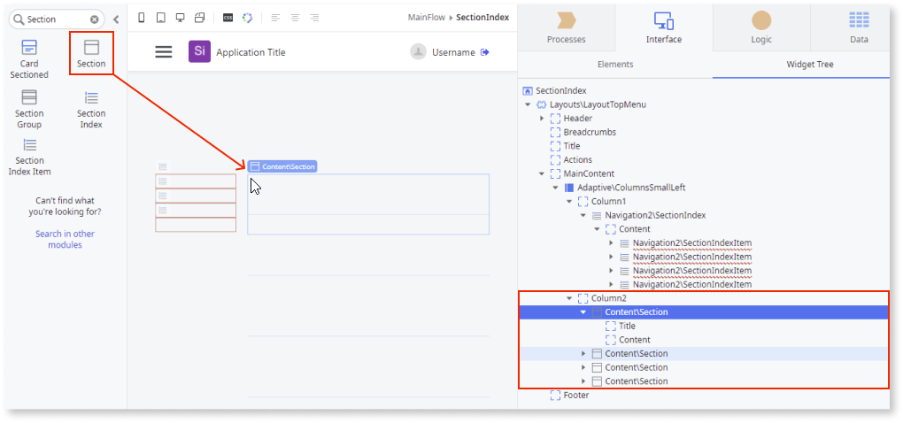 Section Index - OutSystems 11 Documentation