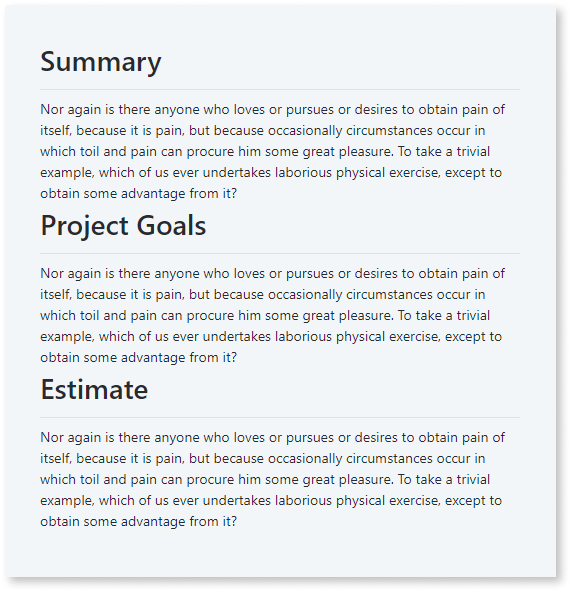 Section Group - ODC Documentation
