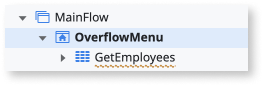 Overflow Menu - OutSystems 11 Documentation