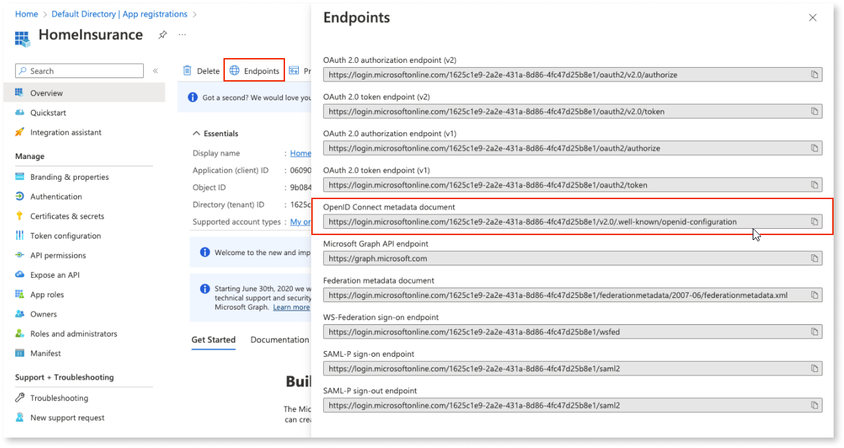 Microsoft Entra IDを追加して外部IDプロバイダとして使用する - ODC Documentation