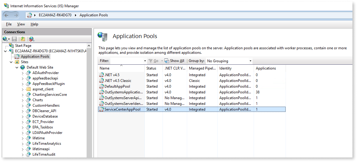 Infrastructure architecture and deployment options - OutSystems 11 Documentation