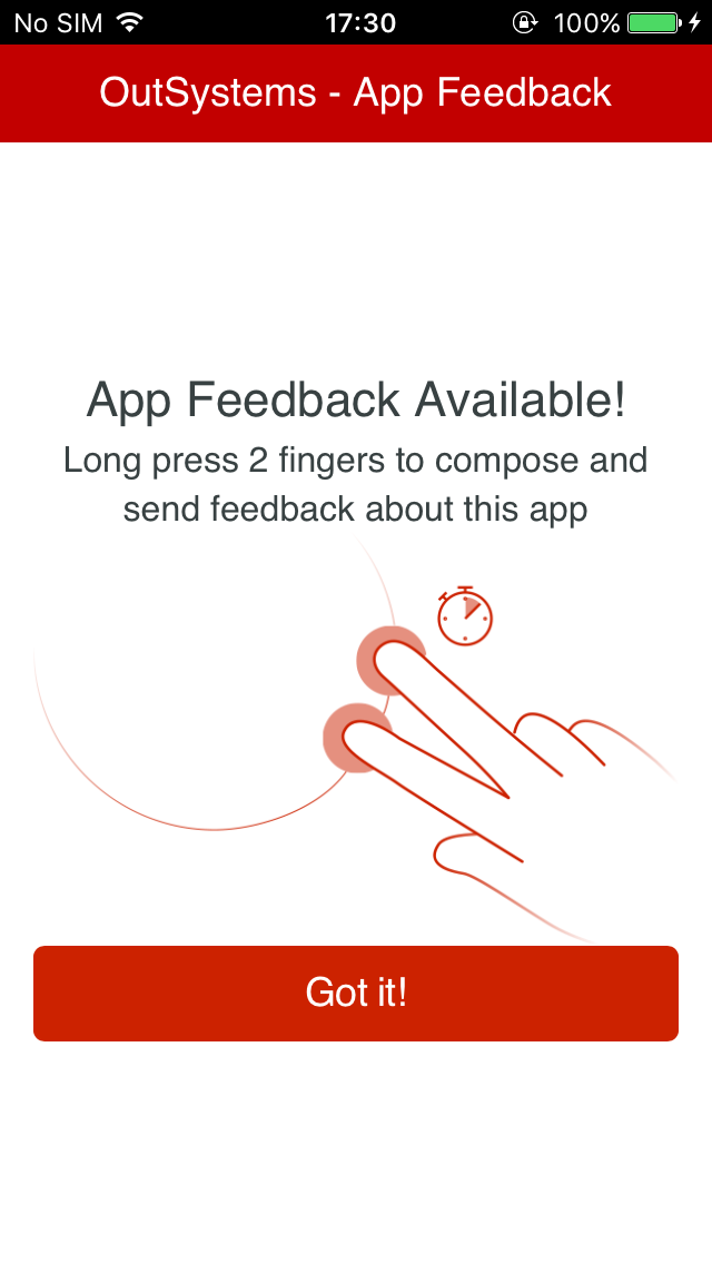Send Feedback in Mobile Apps - OutSystems 10 Documentation