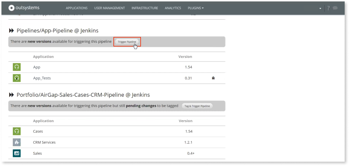 Application Lifecycle Management in OutSystems CI/CD - OutSystems 11 ...