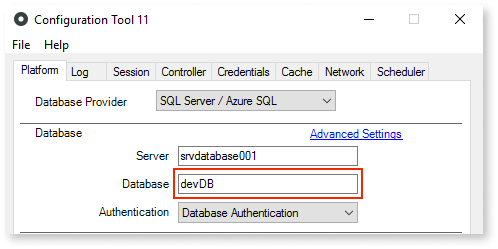 Unable to register the Front-end Server. The server's connection string is different from the ...