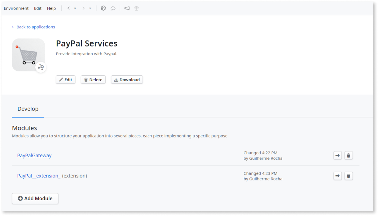Refactor an application - OutSystems 11 Documentation