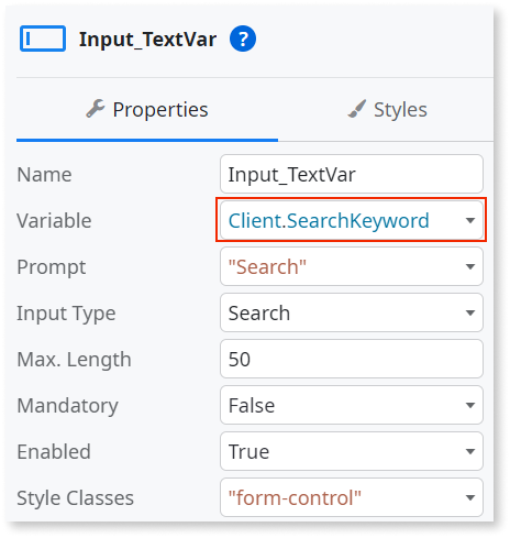 Client Variable - OutSystems 11 Documentation
