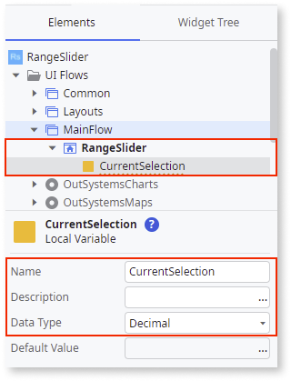 Range Slider - ODC Documentation