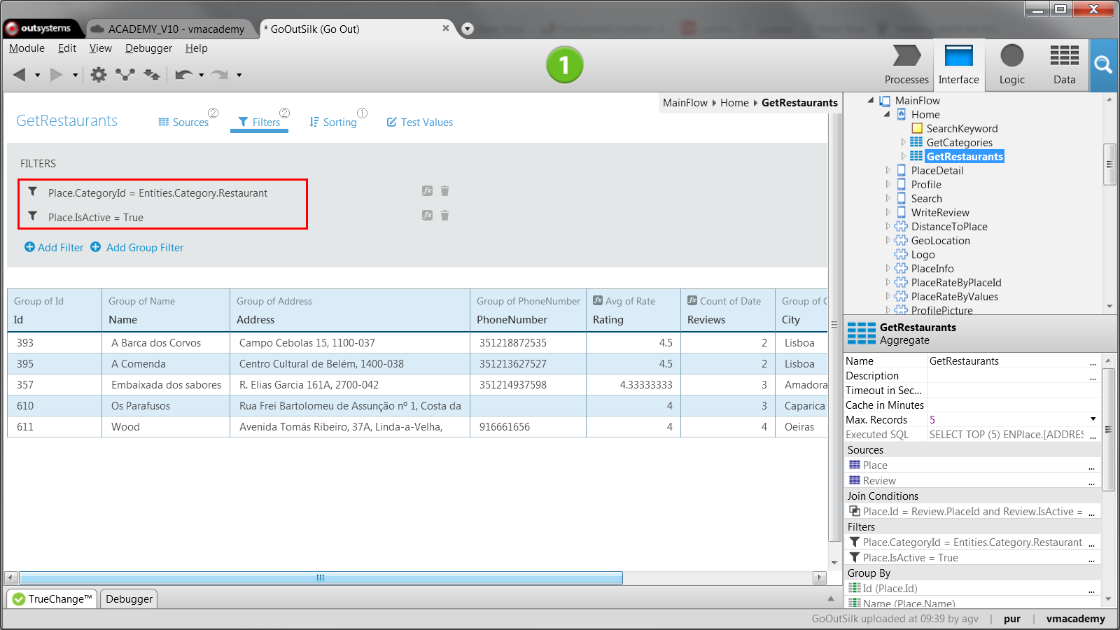 Filter Query Results - OutSystems 10 Documentation Filter Query Results - OutSystems 10 Documentation