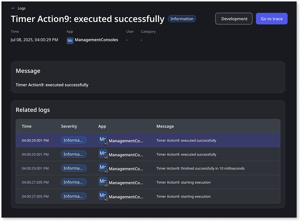 Monitoring and troubleshooting apps - ODC Documentation
