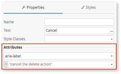 Accessible Rich Internet Applications roles and attributes - ODC ...