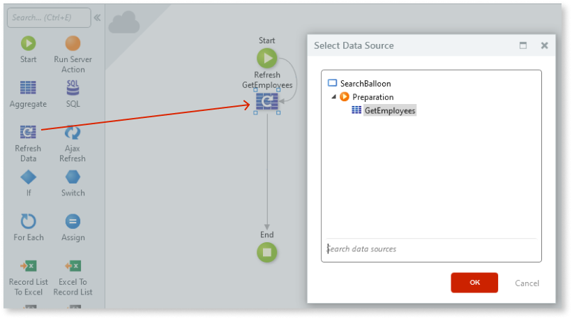 Search Balloon - OutSystems 11 ドキュメンテーション