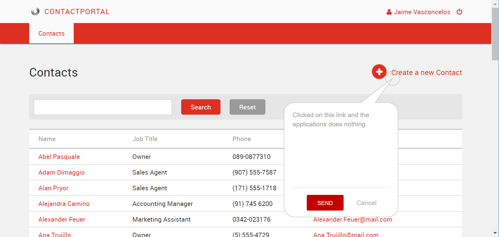Send feedback in web apps - OutSystems 11 Documentation