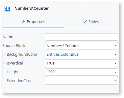 Counter - OutSystems 11 Documentation