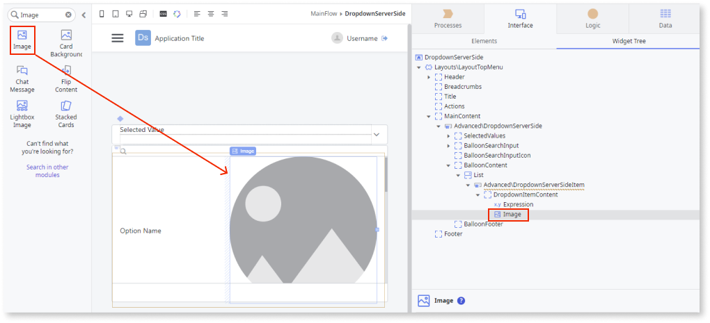 Dropdown server side - OutSystems 11 ドキュメンテーション