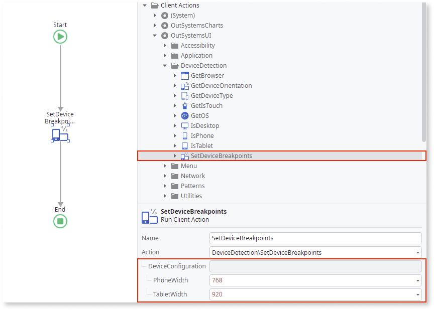 Responsive UI - OutSystems 11 ドキュメンテーション