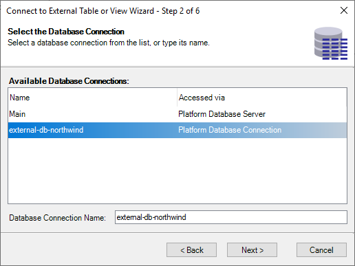 Integrate with an external database using Integration Studio - OutSystems 11 Documentation
