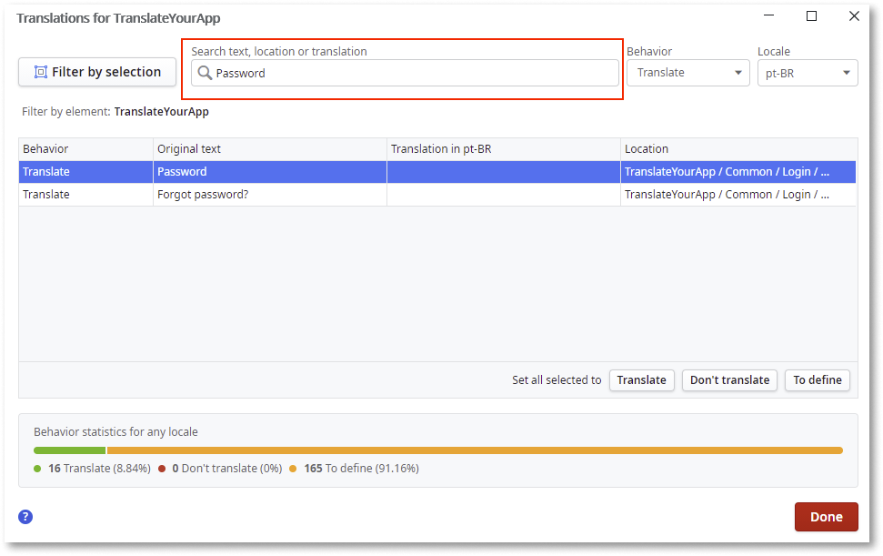Translate your app - ODC Documentation