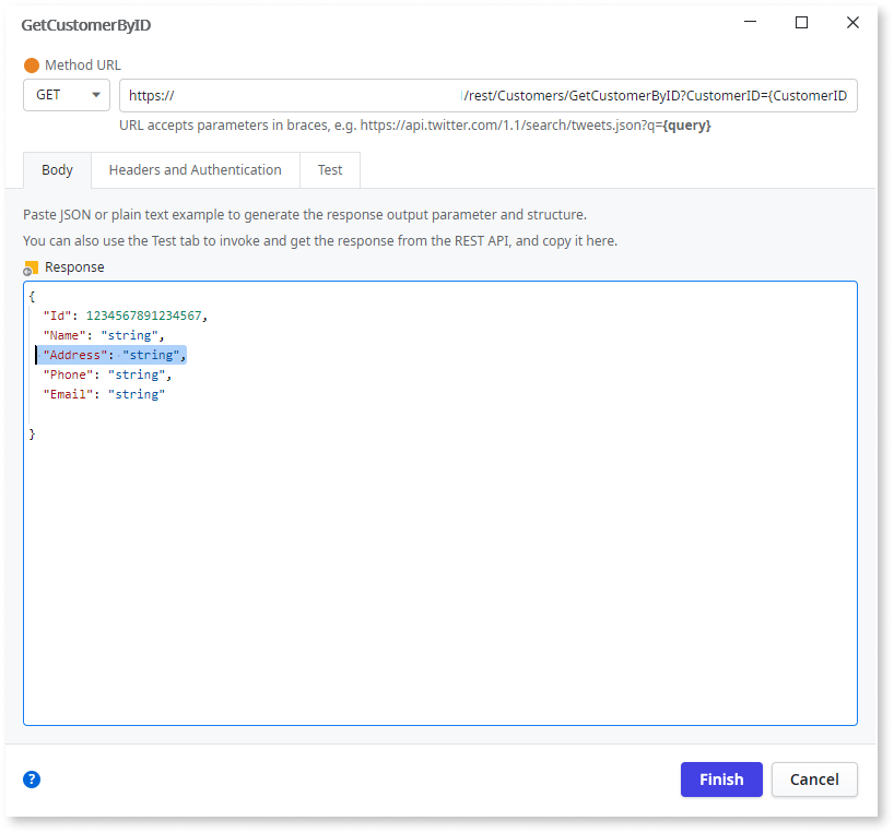 Refresh a REST web service - ODC Documentation