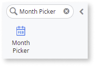 Month Picker - OutSystems 11 Documentation
