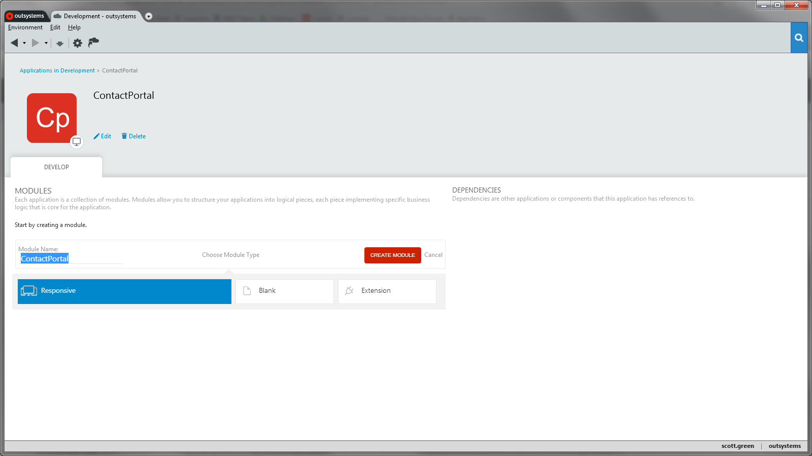 Create Your First Web App - OutSystems 10 Documentation