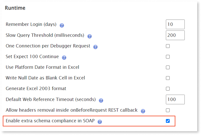 Add extra schema compliance validations - OutSystems 11 Documentation