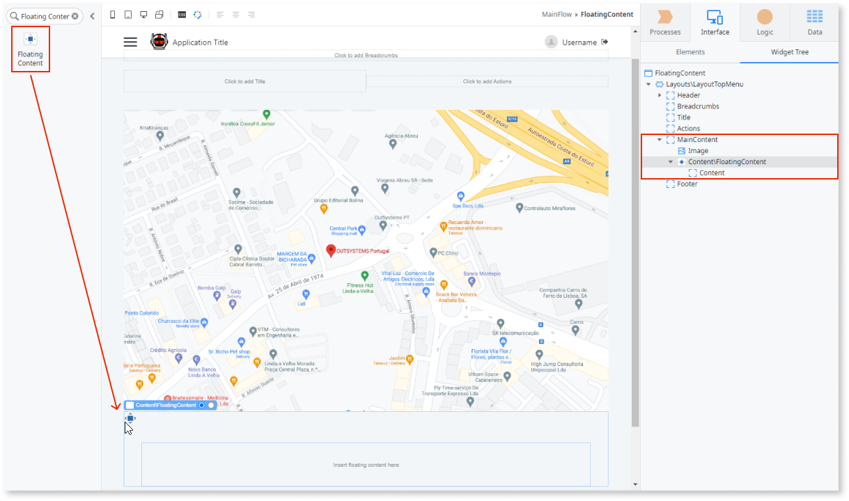 Floating Content - ODC Documentation