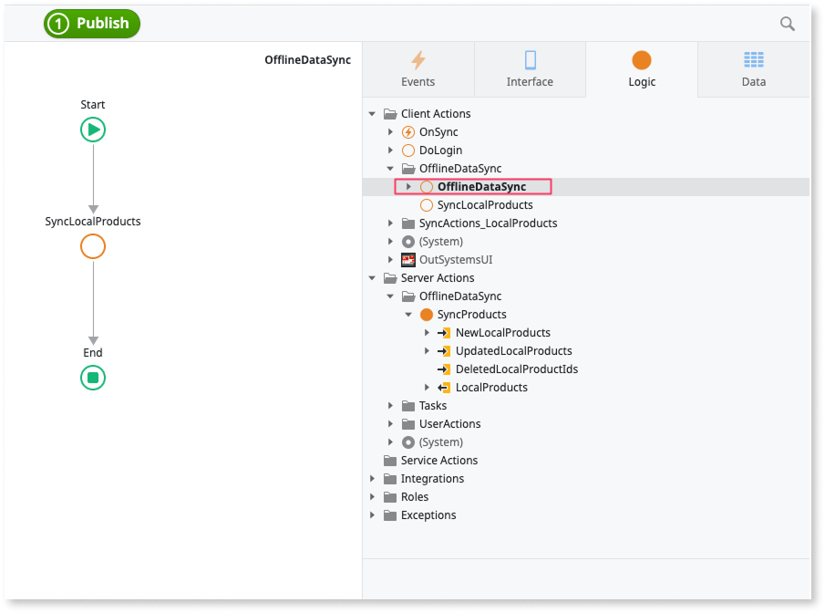 Implement offline sync - ODC Documentation
