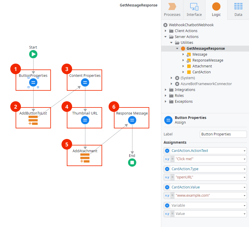 Reply with cards - OutSystems 11 Documentation
