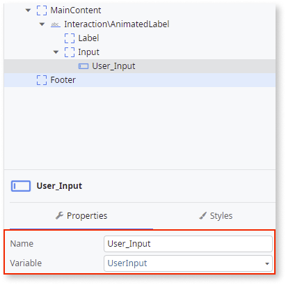 Animated Label - ODC Documentation